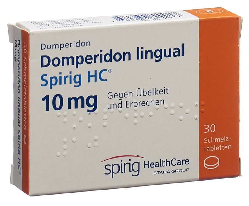 DOMPERIDONE Spirig HC cpr orodisp 10 mg blist 30 pce | Commander en ligne