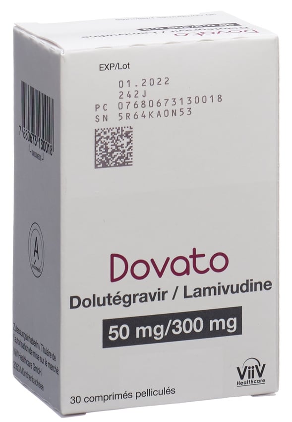 DOVATO cpr pell 50/300 mg bte 30 pce | Commander en ligne