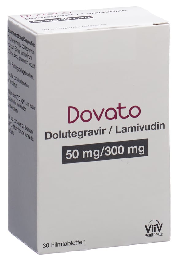 DOVATO cpr pell 50/300 mg bte 30 pce | Commander en ligne