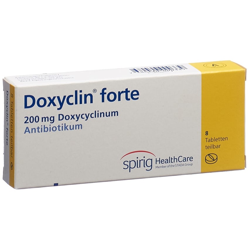 DOXYCLINE forte cpr 200 mg blist 8 pce | Commander en ligne