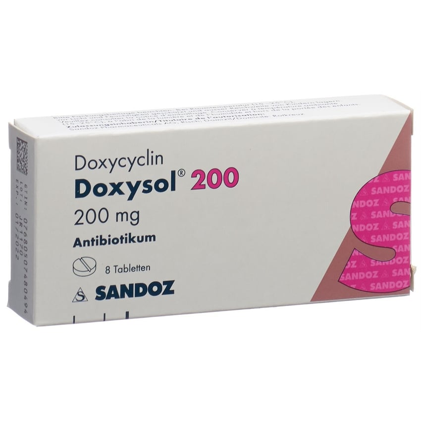 DOXYSOL cpr 200 mg blist 8 pce | Commander en ligne