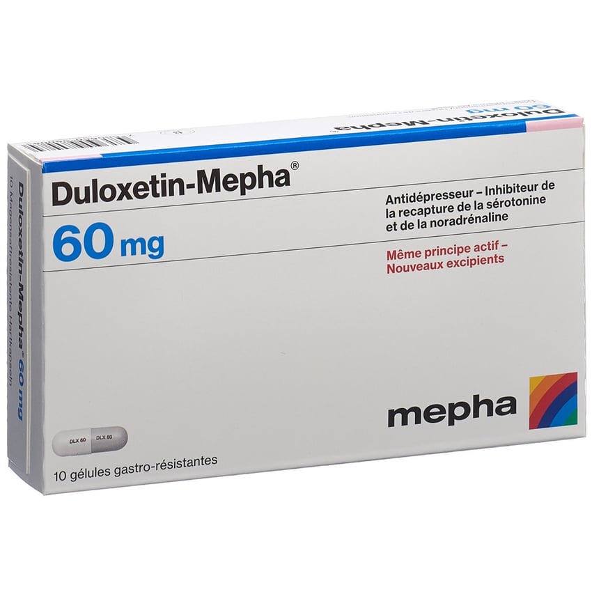 DULOXETINE Mepha Kaps 60 mg Blist 10 Stk | Online bestellen