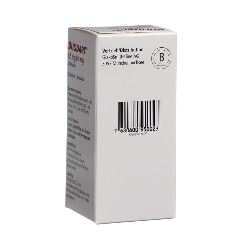 DUODART Kaps 0.5mg/0.4mg Ds 30 Stk | Online bestellen