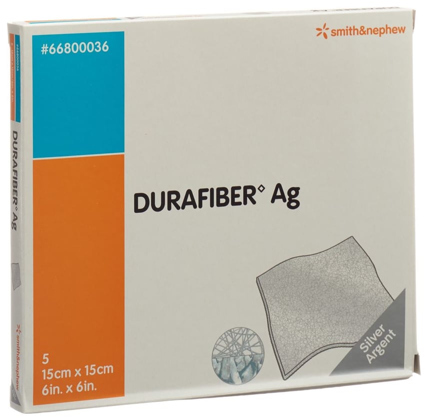 DURAFIBER Wundauflage 15x15cm steril 5 Stk | Online bestellen