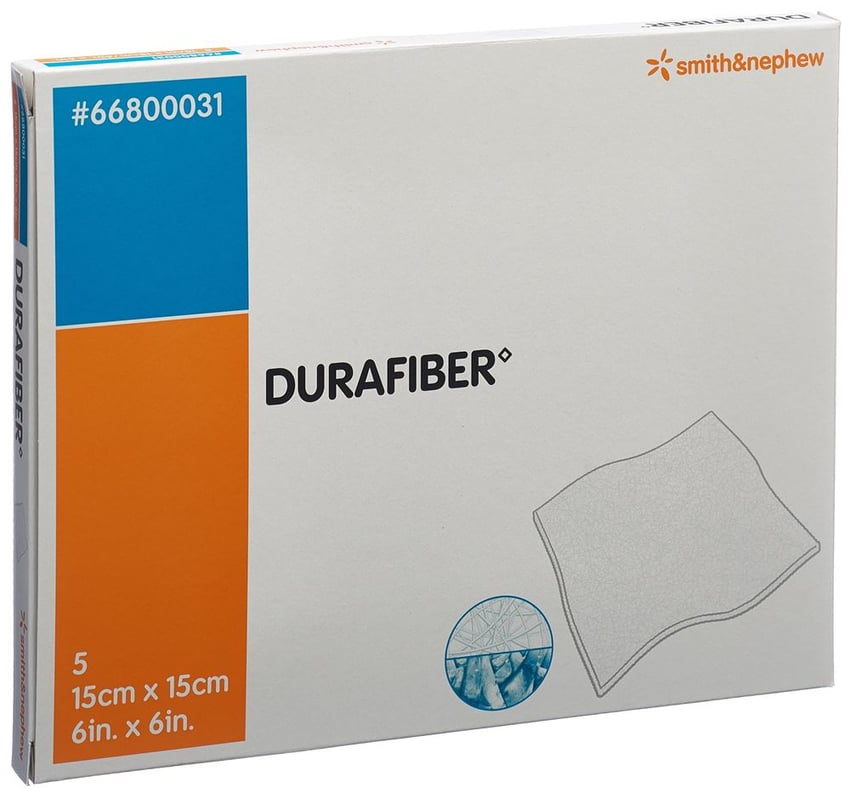 DURAFIBER Wundauflage 15x15cm steril 5 Stk | Online bestellen