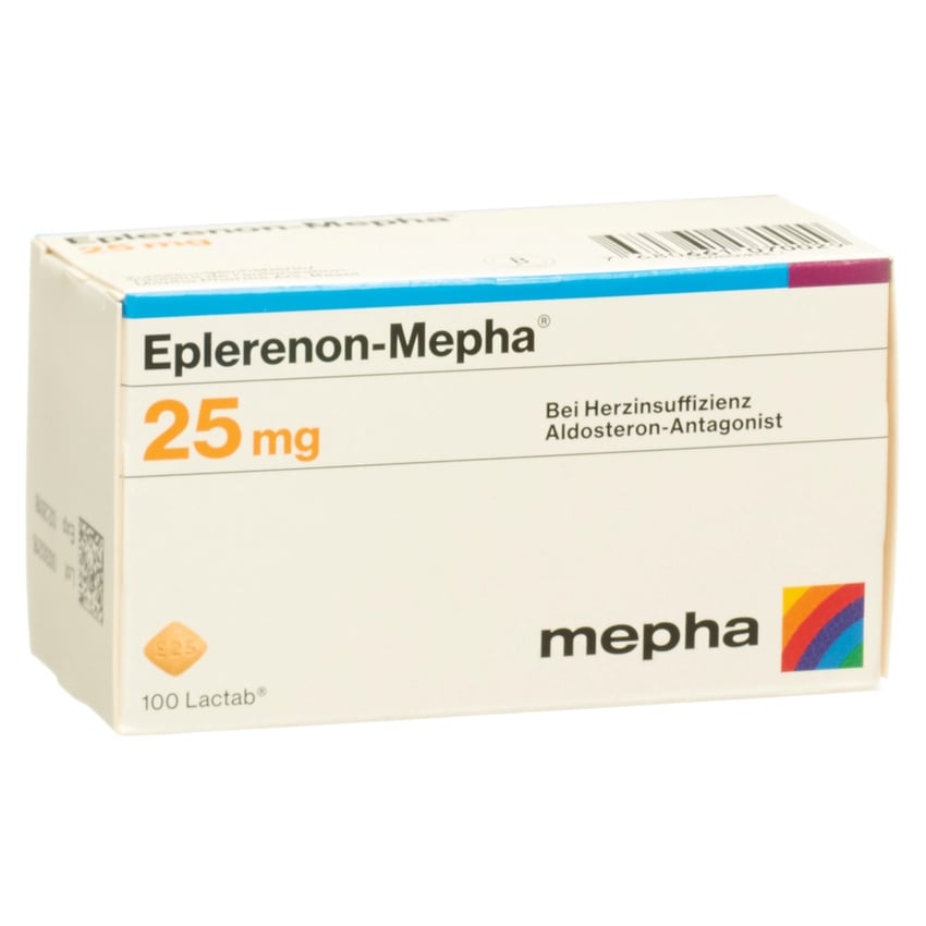 EPLERENONE Mepha Filmtabl 25 mg Blist 100 Stk | Online bestellen