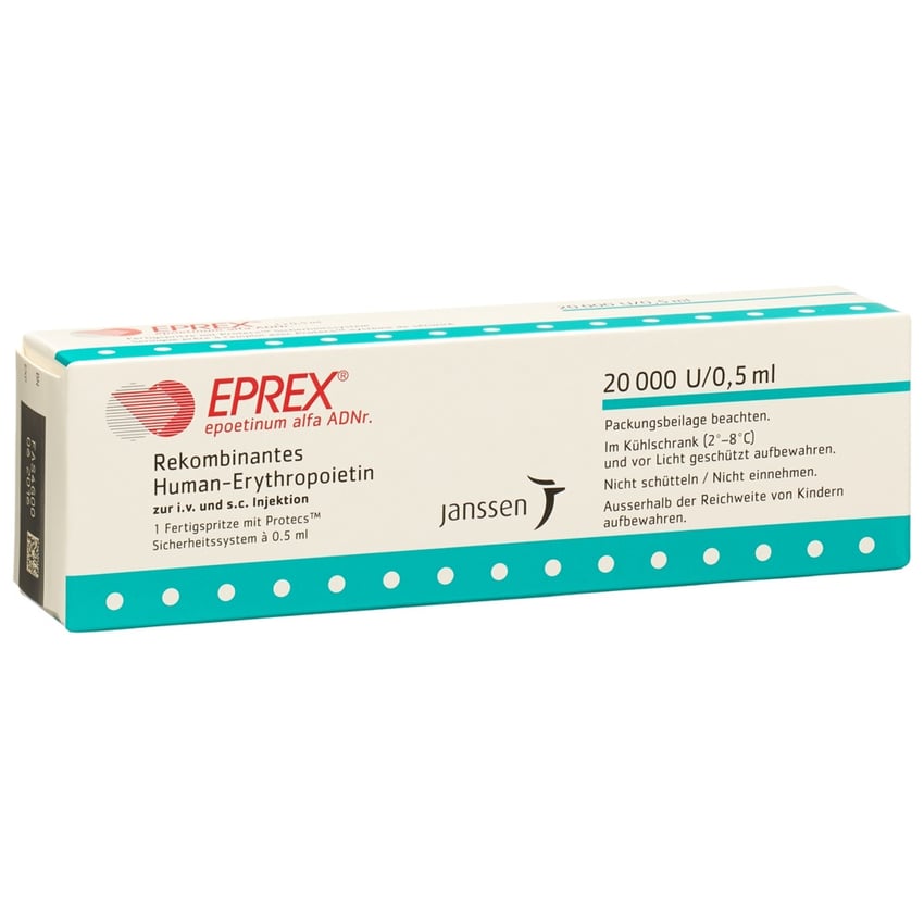 EPREX Inj Lös 20000 IE/0.5ml mit Sicherheitssystem (Protecs) Fertspr 0. ...