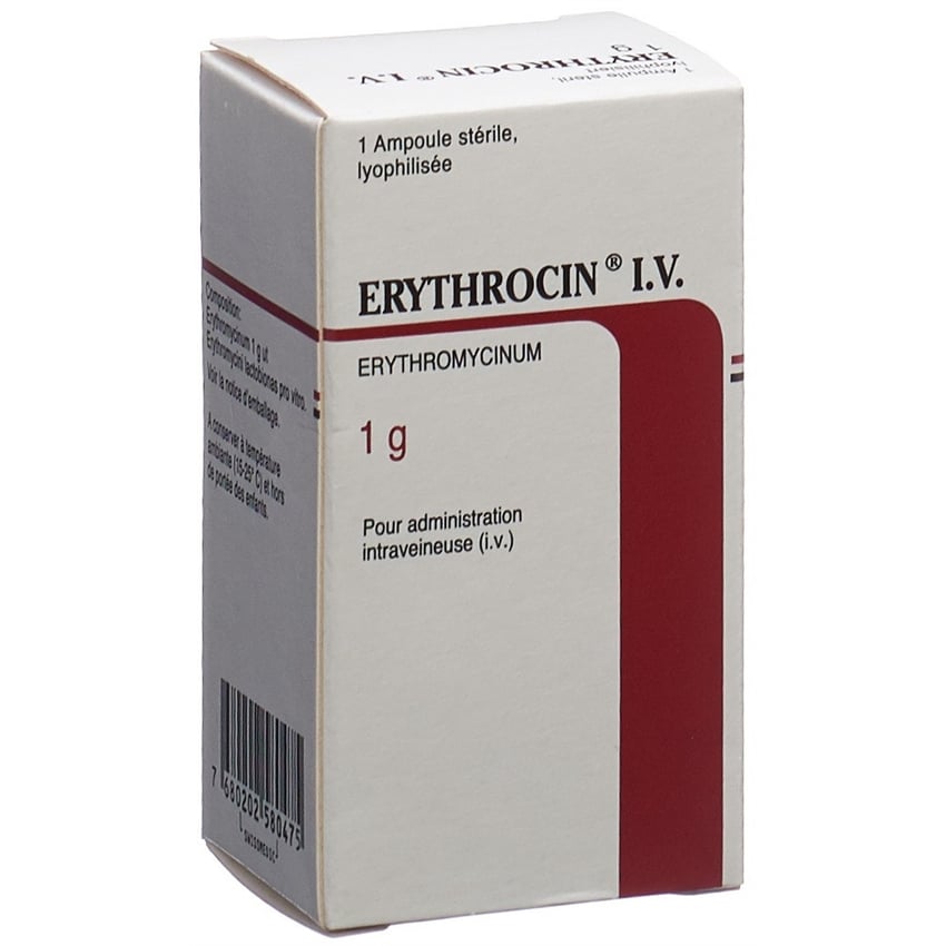 ERYTHROCIN i.v. Trockensub 1000 mg Amp 1 Stk | Online bestellen