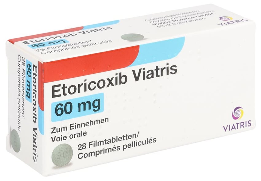 ETORICOXIB Viatris Filmtabl 60 mg Blist 28 Stk | Online bestellen