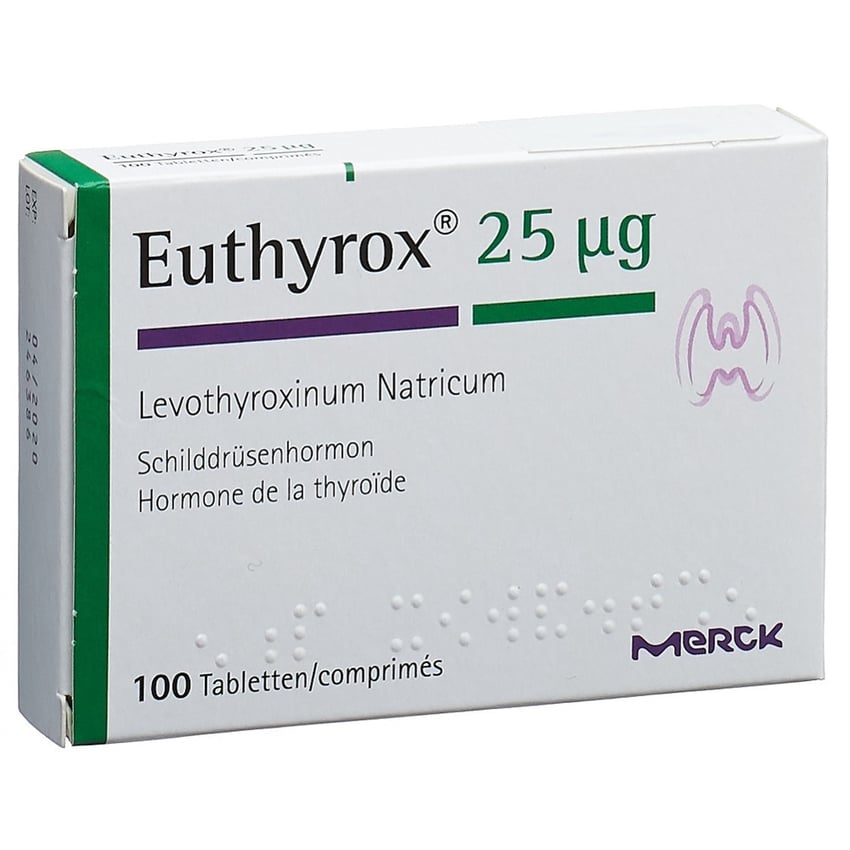 EUTHYROX Tabl 25 mcg Blist 100 Stk | Online bestellen