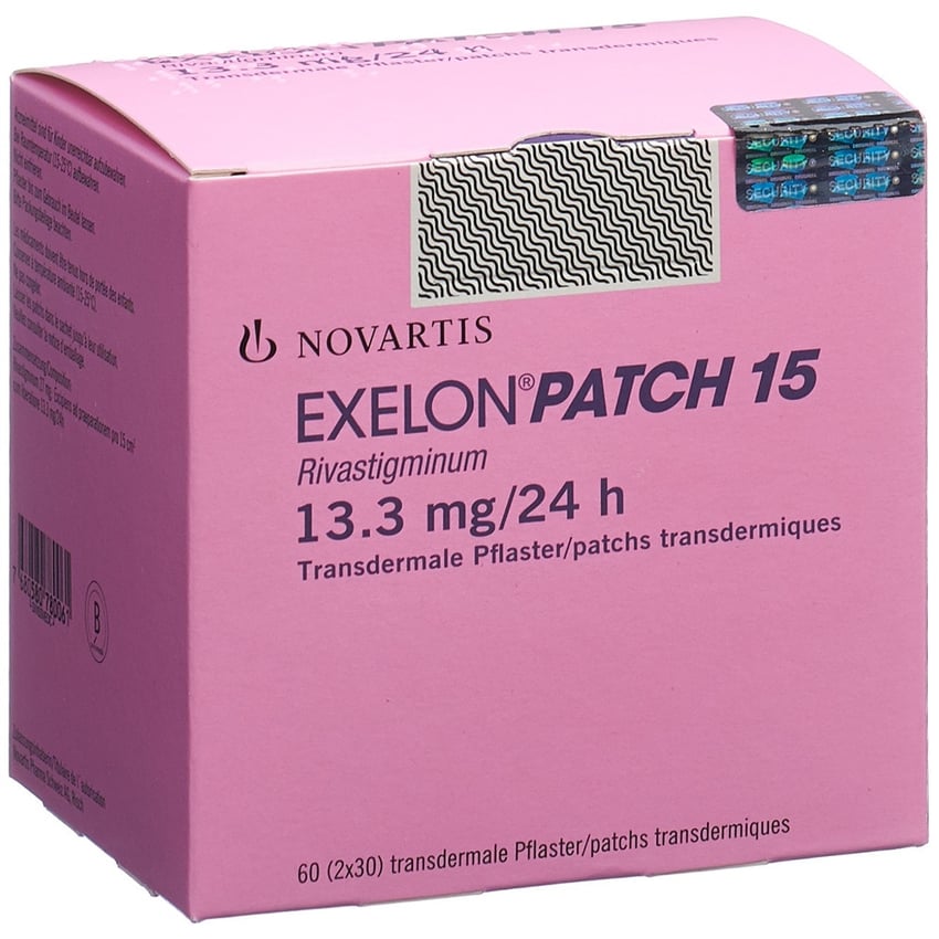 EXELON Patch 15 patchs mat 13.3 mg/24h 60 pce | Commander en ligne