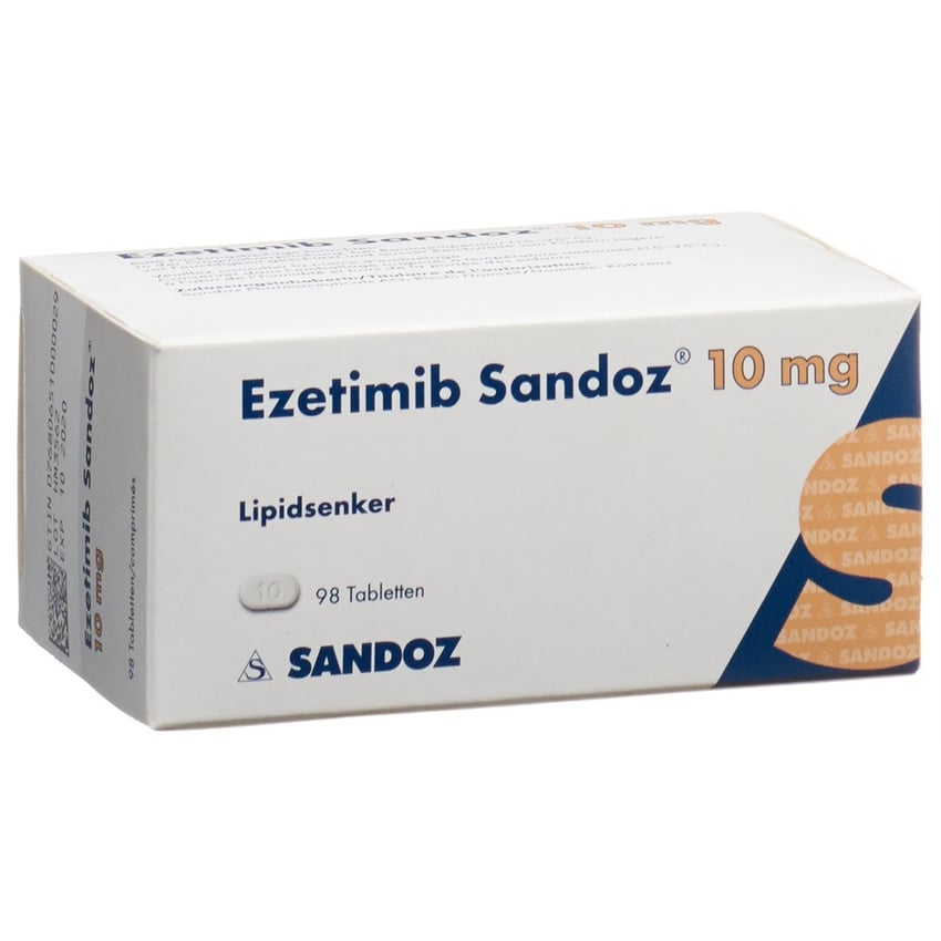EZETIMIBE Sandoz Tabl 10 mg Blist 98 Stk | Online bestellen
