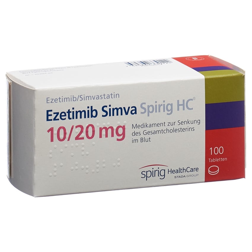 EZETIMIBE SIMVA Spirig HC Tabl 10/20 mg Blist 100 Stk | Online bestellen