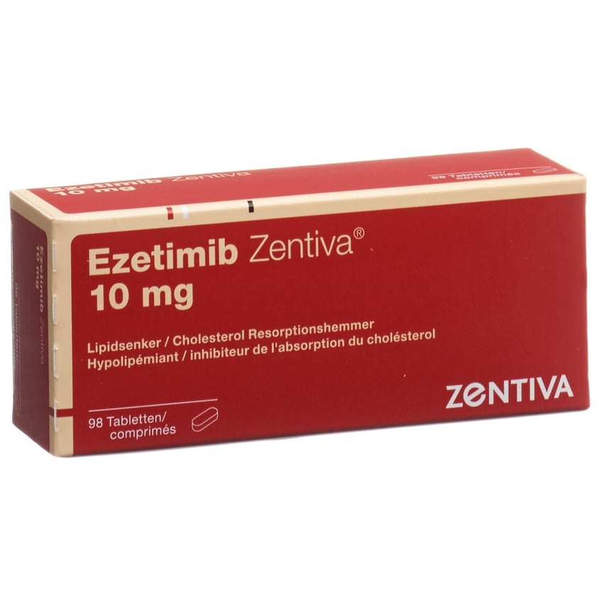 EZETIMIBE Zentiva cpr 10 mg blist 98 pce | Commander en ligne
