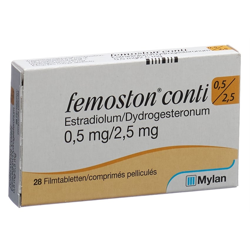 FEMOSTON conti cpr pell 0.5/2.5 blist 28 pce | Commander en ligne