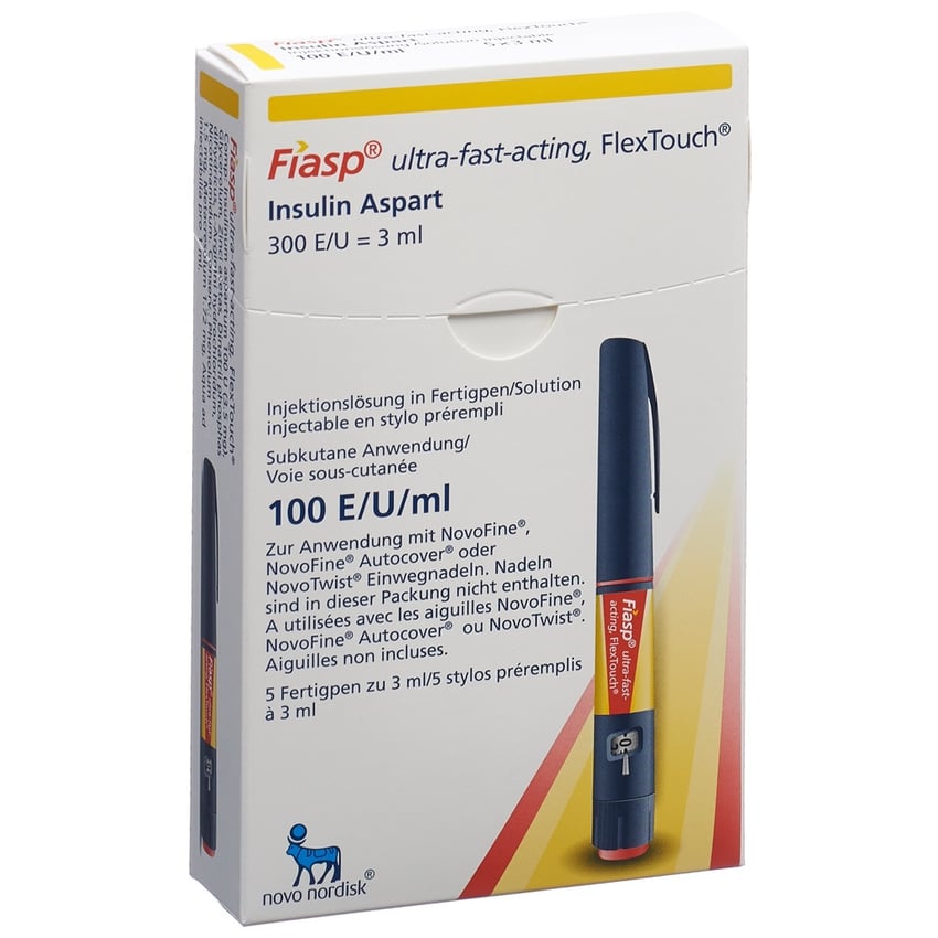 FIASP FlexTouch Inj Lös 100 E Fertpen 3 ml | Online bestellen
