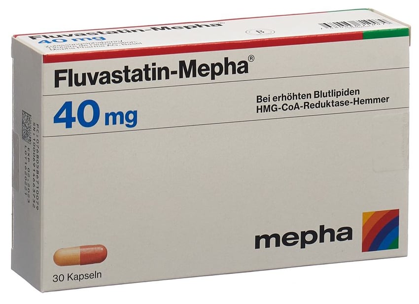 FLUVASTATINE Mepha caps 40 mg blist 30 pce | Commander en ligne