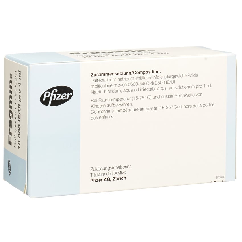 FRAGMIN Inj Lös 10000 IE/4ml Durchstf 4 ml | Online bestellen