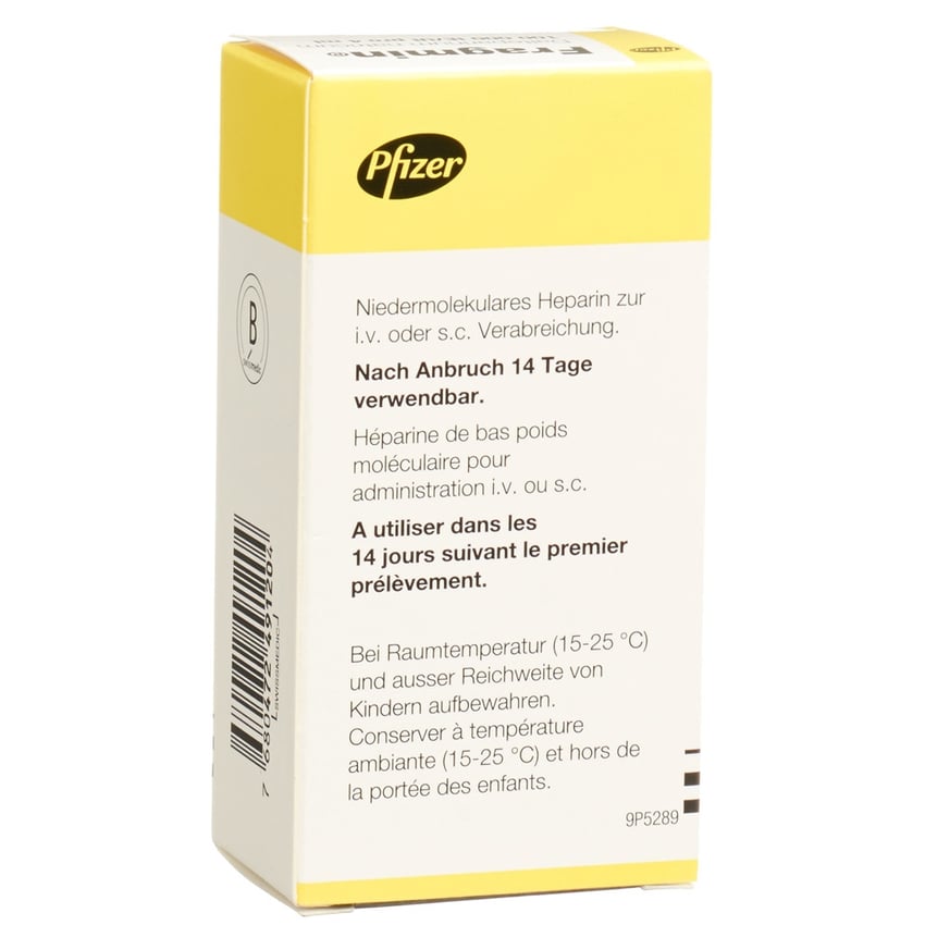 FRAGMIN Inj Lös 100000 IE/4ml Durchstf 4 ml | Online bestellen