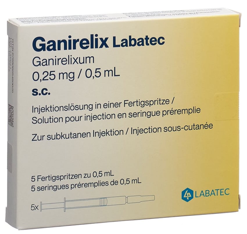 GANIRELIX Labatec Inj Lös 0.25 mg/0.5ml Fertspr 5 Stk | Online bestellen
