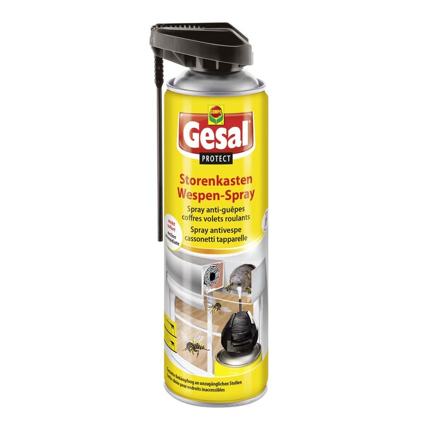 GESAL Spray anti-guêpes coffres volets roulants aéros spr aéros 500 ml ...