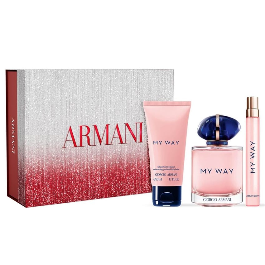 Giorgio Armani My Way Eau de Parfum 90ml + 10ml + Body Lotion 50ml H25 ...