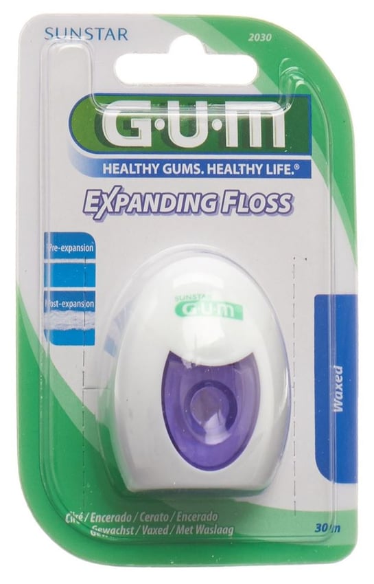 GUM Expanding soie dentaire 30m cirée 1 pce | Commander en ligne