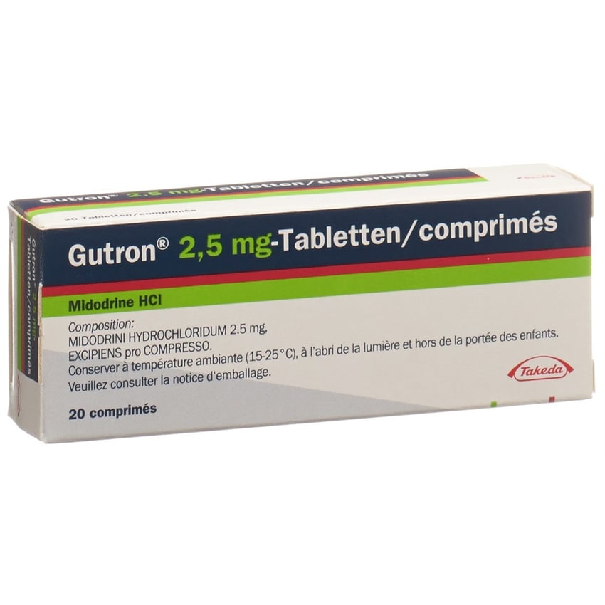 GUTRON cpr 2.5 mg blist 20 pce | Commander en ligne