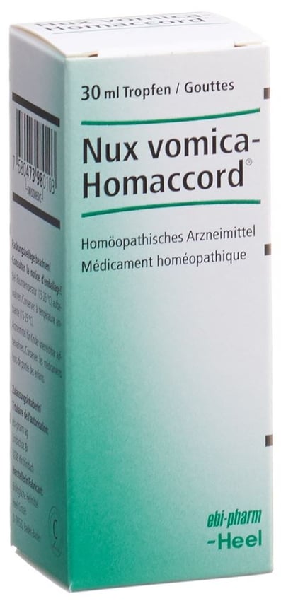 Homaccord Nux vomica Tropfen Fl 30 ml | Online bestellen