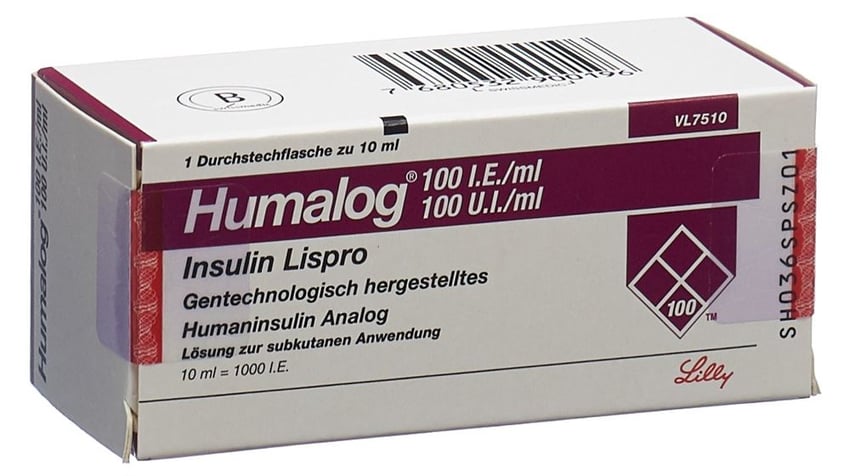 HUMALOG Insulin Inj Lös 100 IE/ml Durchstf 10 ml | Online bestellen