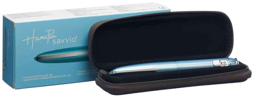 HUMAPEN Savvio stylo d'injection d'insuline bleu 1 pce | Commander en ligne