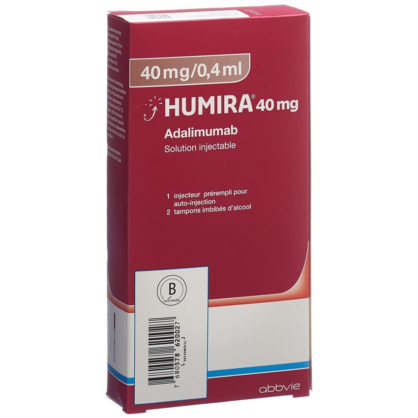 HUMIRA sol inj 40 mg/0.4ml stylo prérempli stylo pré 0.4 ml | Commander ...