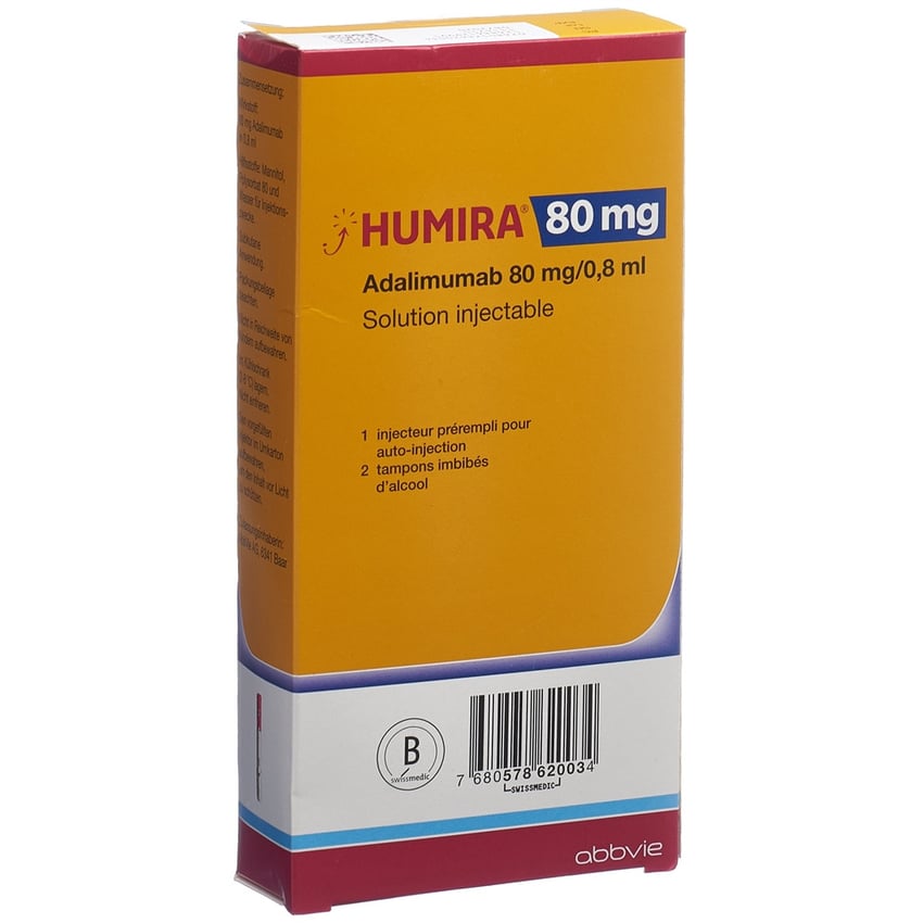 HUMIRA sol inj 80 mg/0.8ml stylo prérempli stylo pré 0.8 ml | Commander ...