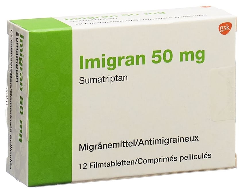 IMIGRAN Filmtabl 50 mg Blist 12 Stk | Online bestellen