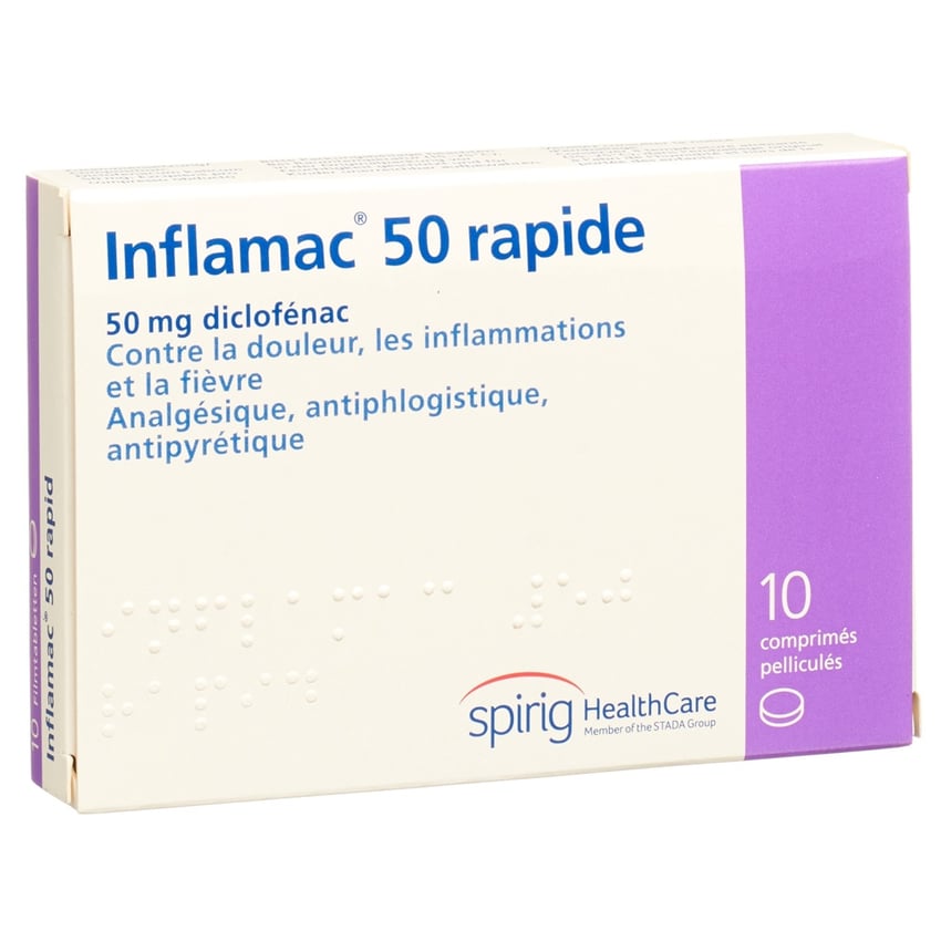 INFLAMAC rapid Filmtabl 50 mg Blist 10 Stk | Online bestellen