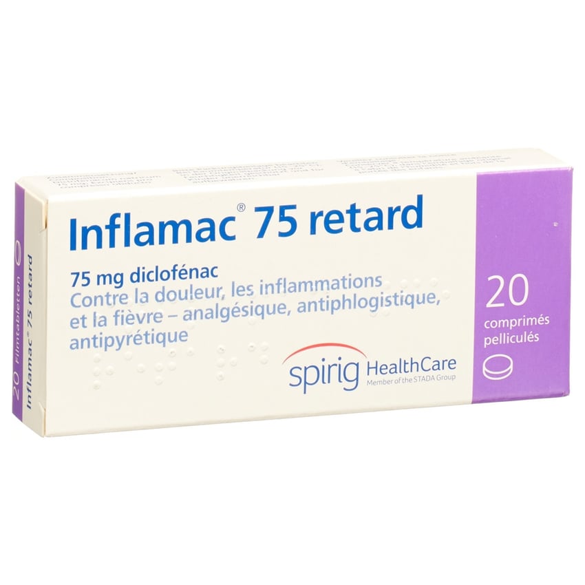INFLAMAC retard cpr pell ret 75 mg blist 20 pce | Commander en ligne