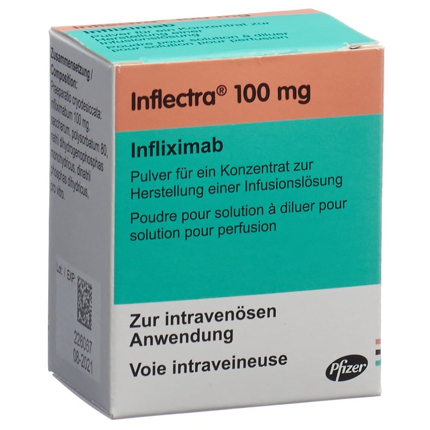 INFLECTRA subst sèche 100 mg flac 1 pce | Commander en ligne