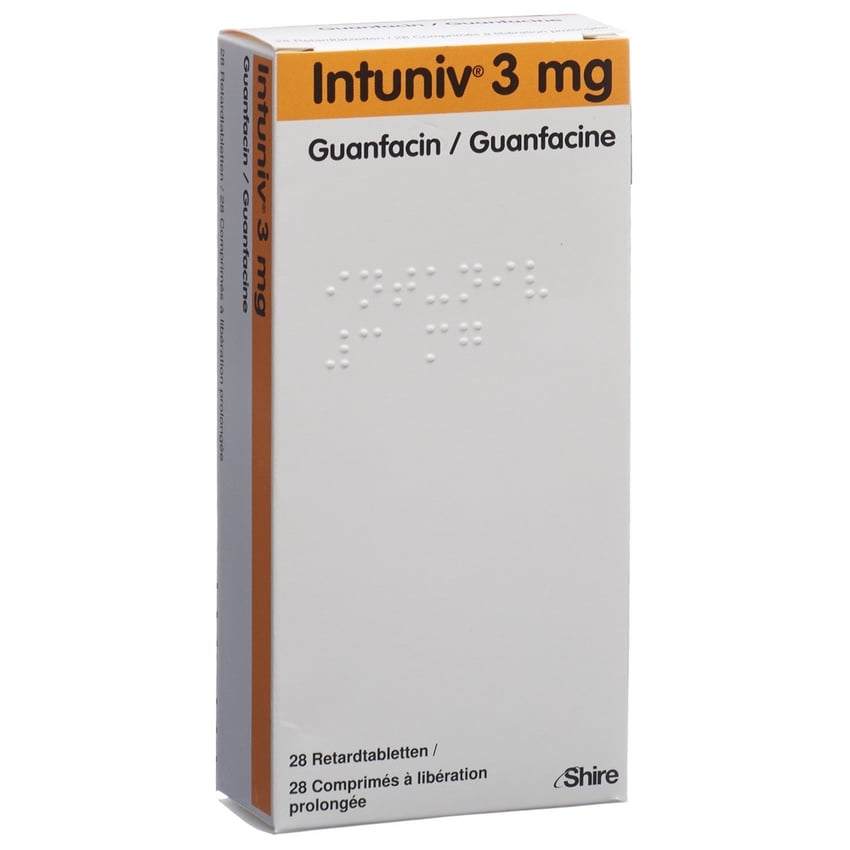 INTUNIV Ret Tabl 3 mg Blist 28 Stk | Online bestellen