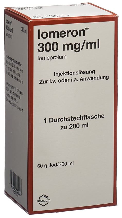 IOMERON sol inj 300 mg/ml 200ml fl 1 pce | Commander en ligne