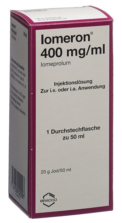 IOMERON sol inj 400 mg/ml 50ml fl 1 pce | Commander en ligne