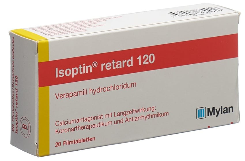 ISOPTIN retard cpr pell ret 120 mg blist 20 pce | Commander en ligne