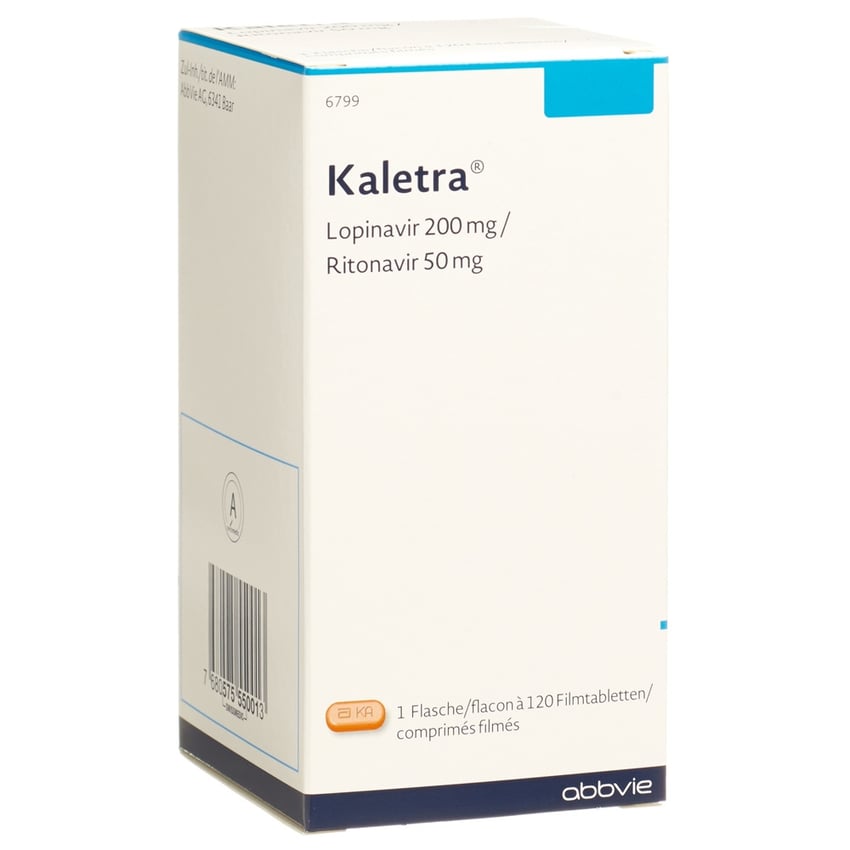 KALETRA cpr pell 200mg/50mg bte 120 pce | Commander en ligne