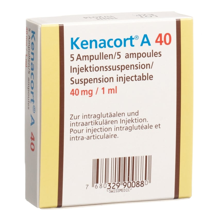 KENACORT 40 Inj Susp 40 mg/ml Amp 1 ml | Online bestellen