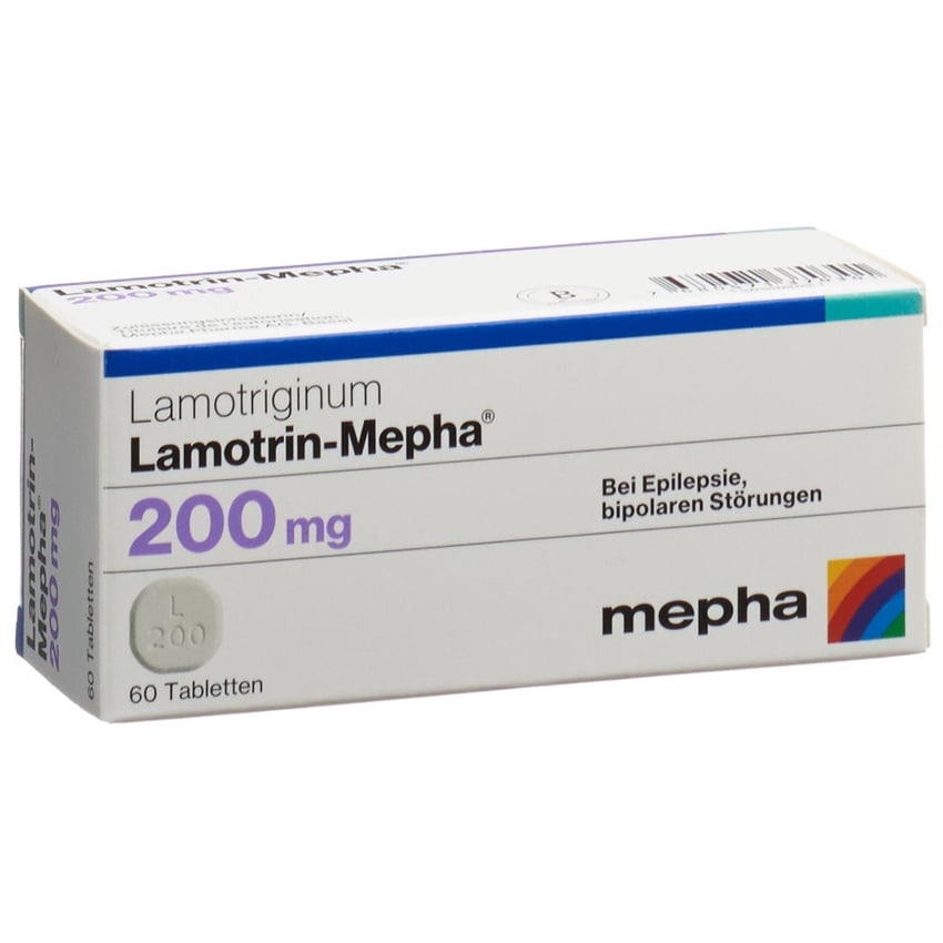 LAMOTRIN Mepha cpr disp 200 mg blist 60 pce | Commander en ligne