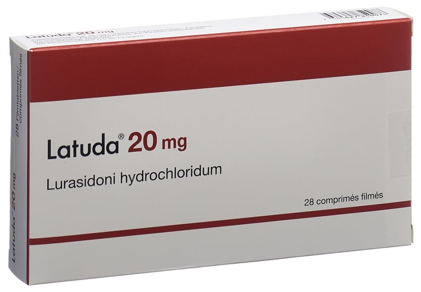 LATUDA cpr pell 20 mg blist 28 pce | Commander en ligne