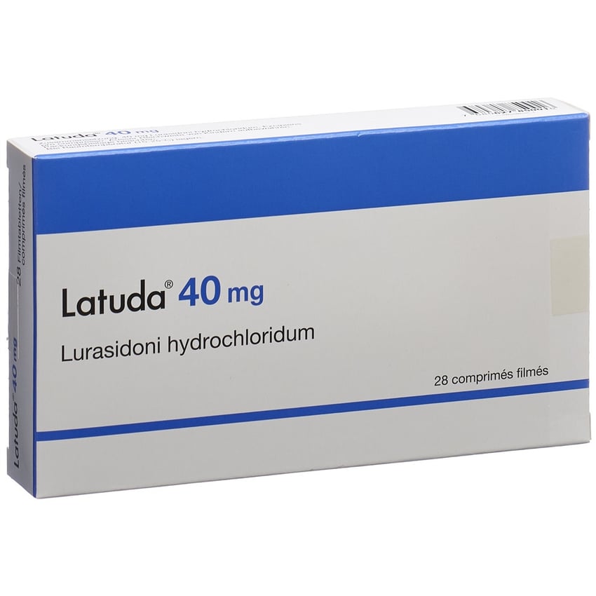 LATUDA cpr pell 40 mg blist 28 pce | Commander en ligne