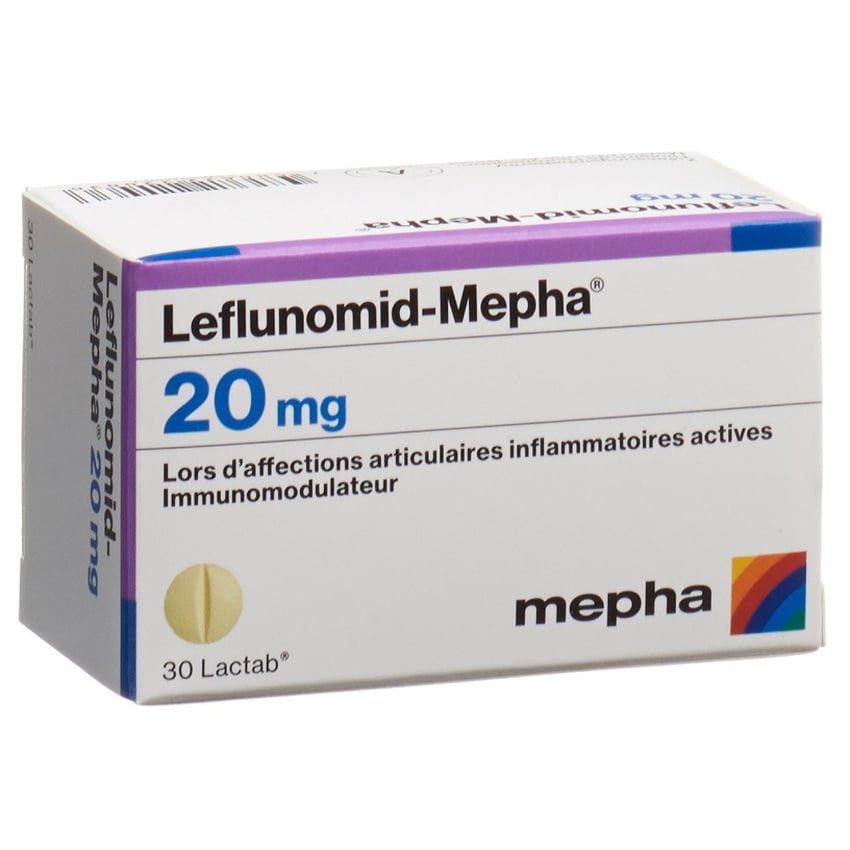 LEFLUNOMIDE Mepha Lactab 20 mg Ds 30 Stk | Online bestellen