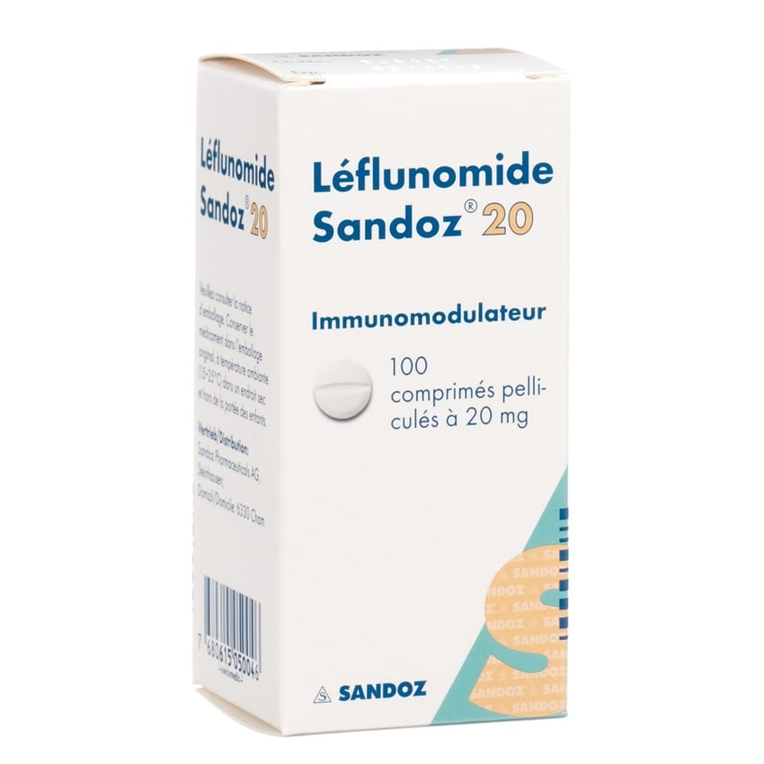 LEFLUNOMIDE Sandoz Filmtabl 20 mg Ds 100 Stk | Online bestellen