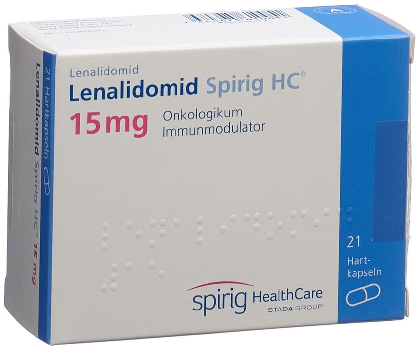 LENALIDOMID Spirig HC caps 15 mg blist 21 pce | Commander en ligne