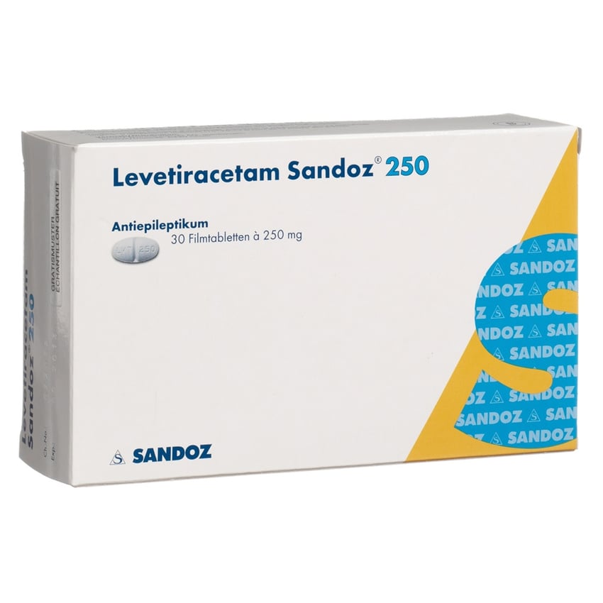 LEVETIRACETAM Sandoz Filmtabl 250 mg Blist 30 Stk | Online bestellen